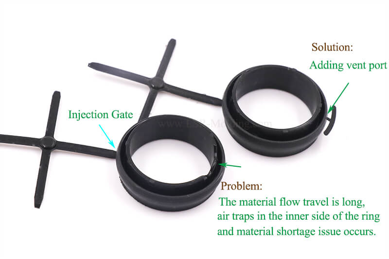 Troubleshooting: Air Traps | Bubbles occur on Liquid Injection Molding ...